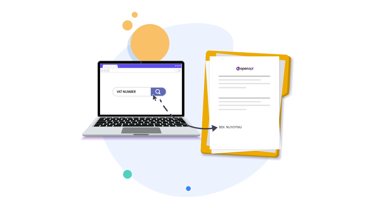 Get the Italian invoicing code (SDI) via API and in real time